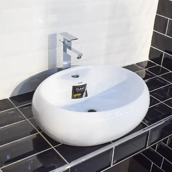 Pool Counter Top Basin White – Pulse Tiles